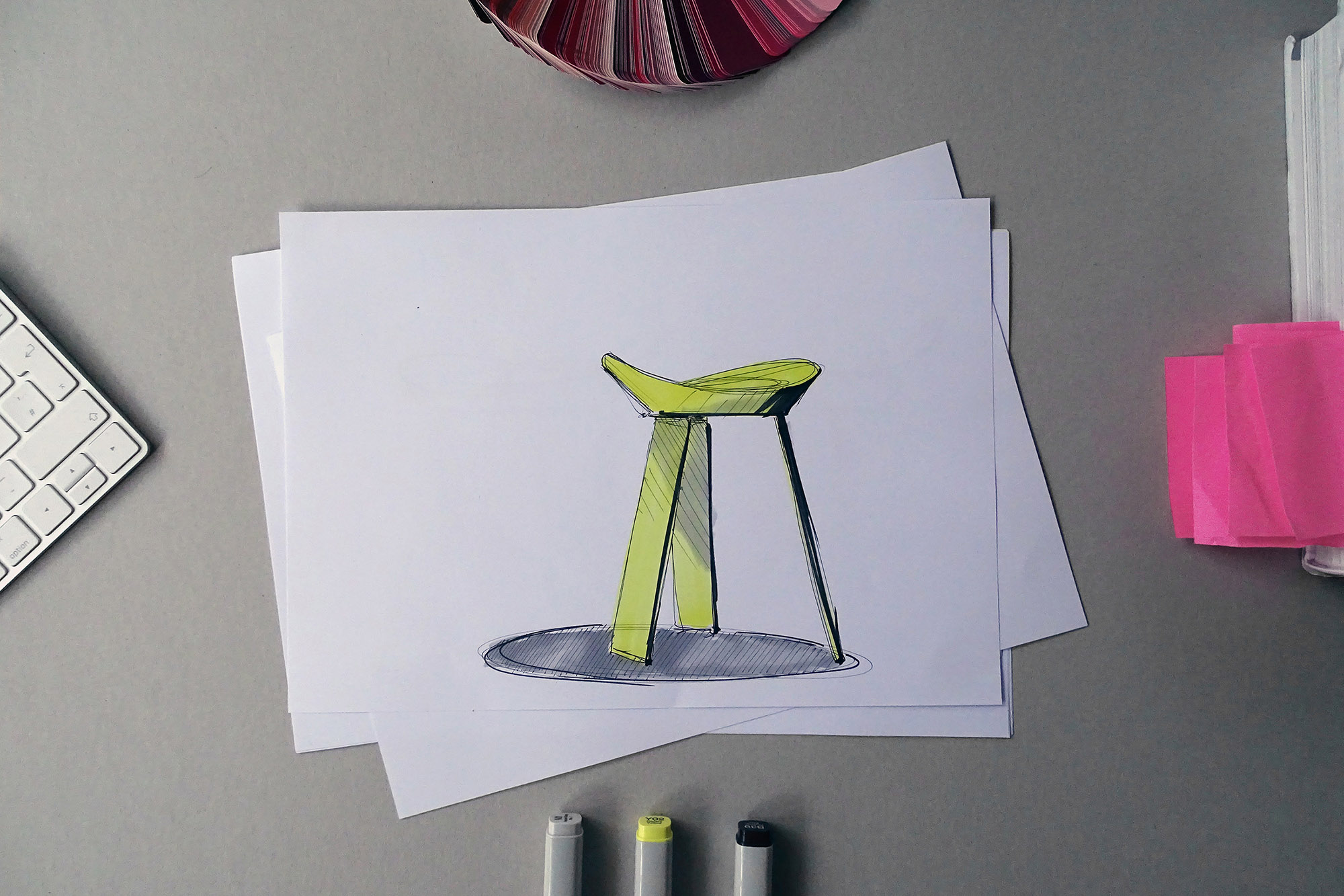 Bosetti Design Studio — Plectrum Side Table