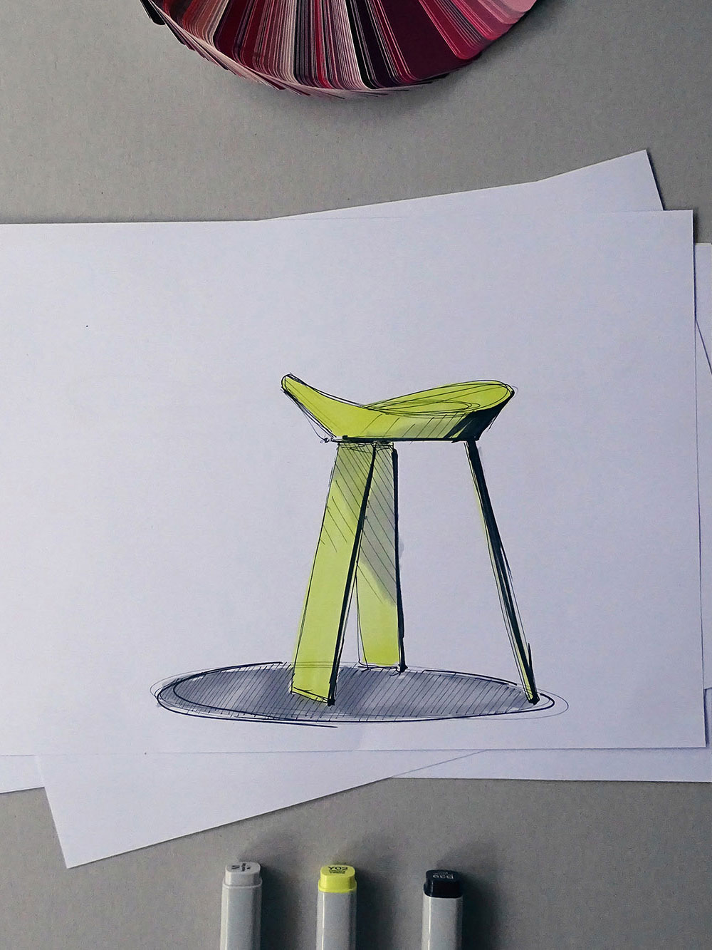 Bosetti Design Studio — Plectrum Side Table